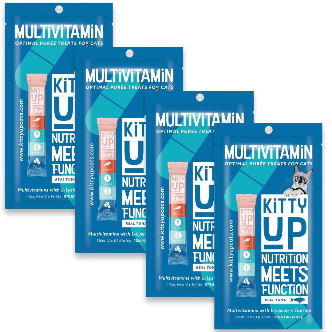 Healthy Cat Treats - Lickable Puree Cat Supplements – Multivitamins ...